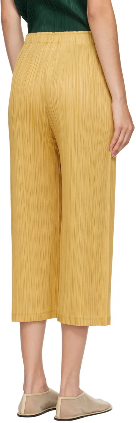Issey Miyake Thicker Bottoms 1 Trousers - 56 Ocher | Editorialist